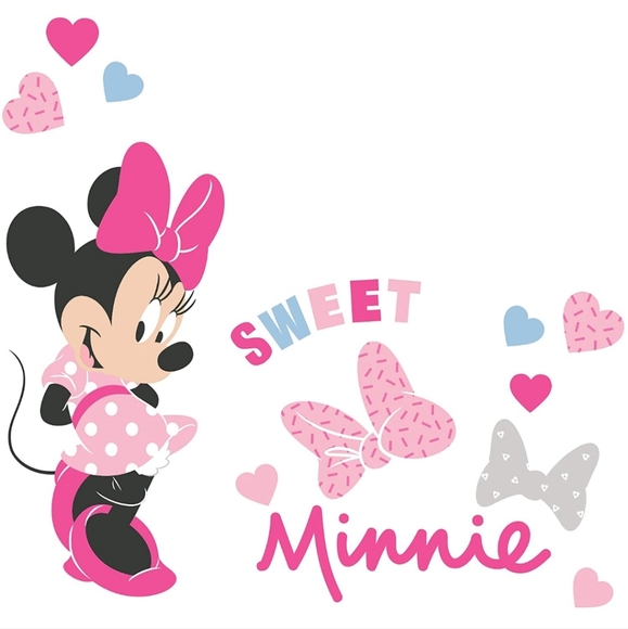 Disney | Wall Decor | Disney Baby Minnie Mouse Love Wall Decalsstickers ...